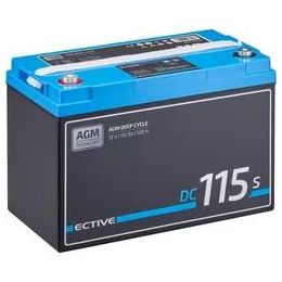 ECTIVE DC 115S AGM Deep Cycle mit LCD-Anzeige 115Ah Versorgungsbatterie
