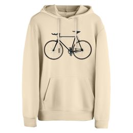 Cotton Prime Sweatshirt 'Bike - Fahrrad' Herren Gr&ouml;&szlig;e XL sand / schwarz
