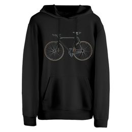 Cotton Prime Sweatshirt 'Bike - Fahrrad' Herren Gr&ouml;&szlig;e XXXL grau / orange / schwarz
