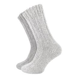 Cotton Prime Socken Damen Gr&ouml;&szlig;e 35/38 grau / hellgrau