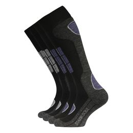 Stark Soul&reg; Stark Soul Sportsocken Herren Gr&ouml;&szlig;e 43/46 hellgrau / graumeliert / lilameliert / schwarz