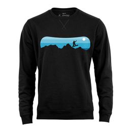 Cotton Prime Sweatshirt 'Snowboard' male size XXL Light blue / Black