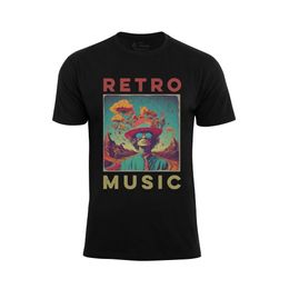Cotton Prime T-Shirt 'Retro Music ' Herren Gr&ouml;&szlig;e S umbra / petrol / knallrot / schwarz