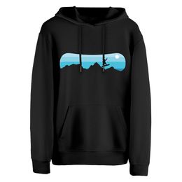 Cotton Prime Sweatshirt 'Snowboarder' Herren Gr&ouml;&szlig;e XXXL royalblau / hellblau / schwarz / wei&szlig;