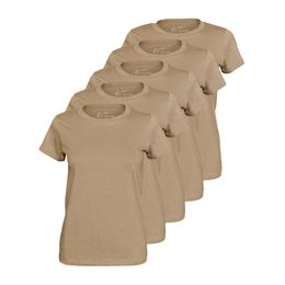 Cotton Prime T-Shirt Damen Gr&ouml;&szlig;e S beige