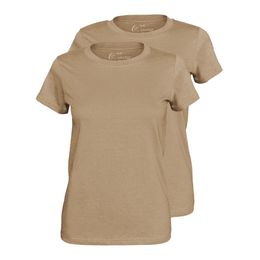 Cotton Prime T-Shirt Damen Gr&ouml;&szlig;e L greige