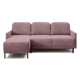 Selsey Ecksofa mit Schlaffunktion Hamiel rosa/pink Ma&szlig;e (cm): B: 212 H: 87 Sofas > Sofas nach Material > Stoffsofas &raquo; Sofa DE