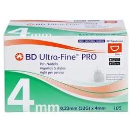 Bd Ultra-Fine pro Pen-Nadeln 4 Mm 32 G 0.23 Mm 105 ST