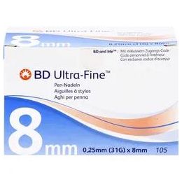 1001 Artikel Medical Bd Ultra-Fine Pen-Nadeln 8 Mm 31 G 0.25 Mm 105 ST