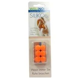 Wellnoise Ohrenstopfen Orange Blister 6 ST