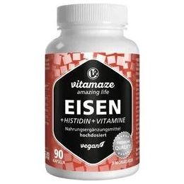 Vitamaze GmbH Eisen 20 mg + Histidin + Vitamine C B9 B12 90 ST