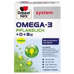 Doppelherz Omega-3 Pflanzlich System 120 ST