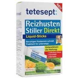 Tetesept Reizhusten Stiller Direkt Liquid Sticks 10 ST