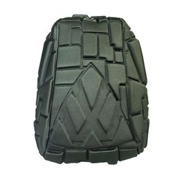 HTI-Living Stylischer Rucksack mit Hartschalen-Optik Ideal für Alltag, Schule und Reisen