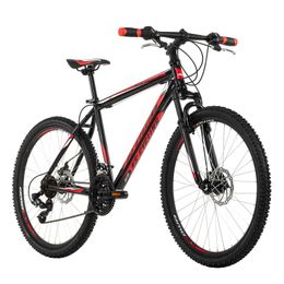 KS-Cycling KS Cycling Mountainbike Hardtail 26 Zoll Sharp schwarz-rot