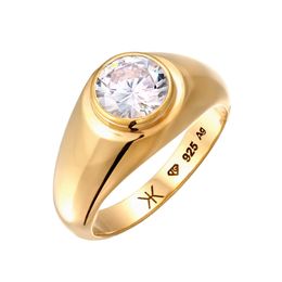 Kuzzoi Ring Herren Gr&ouml;&szlig;e 52 gold