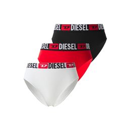 Diesel Slip Damen Gr&ouml;&szlig;e S rot / schwarz / wei&szlig;