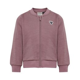 Hummel Sweatjacke Jungen Gr&ouml;&szlig;e 86 mauve / schwarz / wei&szlig;