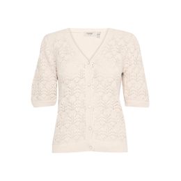 Fransa Strickjacke 'KATELEEN' Damen Gr&ouml;&szlig;e XXL beige