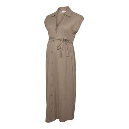 Mamalicious Umstand Kleid 'MLNivola' Damen Gr&ouml;&szlig;e 44 taupe Winterkleid