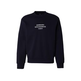 Armani Exchange Sweatshirt Herren Gr&ouml;&szlig;e L navy / wei&szlig;