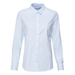 Fransa Bluse 'Oxford' Damen Gr&ouml;&szlig;e M hellblau / wei&szlig;