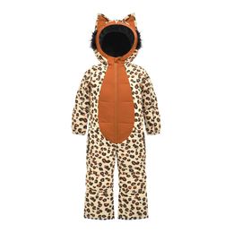 WeeDo Schneeanzug 'CHEetAHDO 25' Jungen Gr&ouml;&szlig;e 140 beige / braun / schwarz