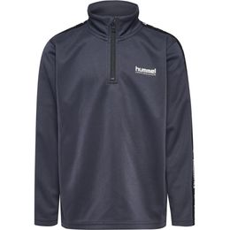 Hummel Sweatshirt Jungen Gr&ouml;&szlig;e 134/140 grau / wei&szlig;