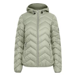 Fransa Jacke 'BAPADDING' Damen Gr&ouml;&szlig;e M grau / hellgr&uuml;n Winterjacke