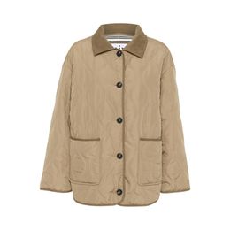 Saint Tropez Jacke 'Lois' Damen Gr&ouml;&szlig;e M karamell / cappuccino