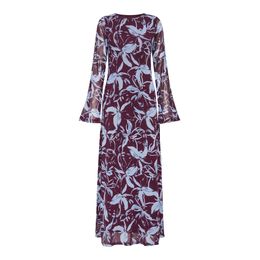 Only Kleid 'ONLCyril' Damen Gr&ouml;&szlig;e 38 hellblau / bordeaux Winterkleid
