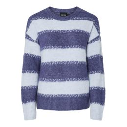 Pieces Pullover 'PCMilla' Damen Gr&ouml;&szlig;e L marine / hellblau