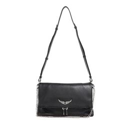 Zadig & Voltaire Zadig & Voltaire Hobo Bags - Rocky Ii Crossbody - Gr. unisize - in Schwarz - f&uuml;r Damen