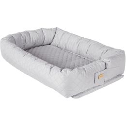 Kuschelnest Roba "Babyounge, Roba Style, silbergrau", grau (silbergrau), Obermaterial: 100% Polyester. Füllung: 100% Polyester, Bettnestchen, 3in1