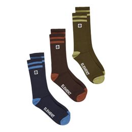 Socken Element "2Tone Icon 3Pk", Herren, multicolor, 71% Baumwolle, 24% Polyester, 4% Elastodien, 1% Elasthan, Socken
