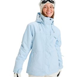 Snowboardjacke Roxy "Brylee 10K", Damen, Gr. S, blau (ice blau), 100% Polyester, Jacken