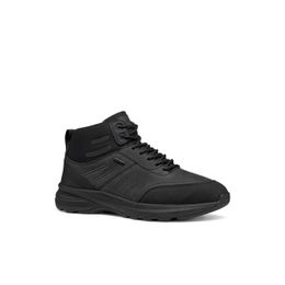 Winterboots Geox "U SENALES B ABX", Herren, Gr. 43, schwarz, Synthetik, Textil, unifarben, Schuhe, Schnürboots, Outdoorboots mit TEX-Membran