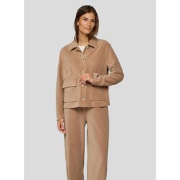 Blouson Rabe "Jacke", Damen, Gr. 44, braun, 65%Baumwolle 33%Polyester 2%Elastan, unifarben, gerade, gerader Abschluss, Jacken