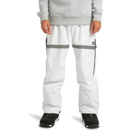 Snowboardhose DC Shoes "Squadron 30K", Herren, Gr. L, weiß, 100% Polyester, Hosen