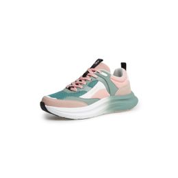 Sneaker SOCCX, Damen, Gr. 37, pearl rose, Leder, Synthetik, Textil, unifarben, Schuhe Sneaker, mit Farbverlauf in der Sohle