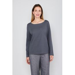 JOOP! Langarmshirt JOOP "Relax", Damen, Gr. 36, grau, Obermaterial: 95% Baumwolle, 5% Elasthan, Shirts