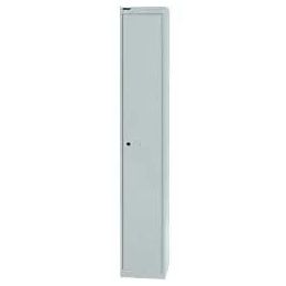 Bisley Metall Schließfach 1 Tür 1 abteile Schlüssel 305 x 305 x 1.802 mm Hellgrau