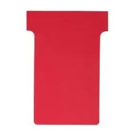NOBO T-Steckkarten 3 Rot 6 x 8,5 cm 100 Stück