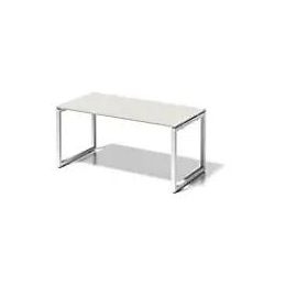 Bisley Cito Schreibtisch Rechteckig Hellgrau O-Fuß-Gestell 1.600 (B) x 800 (T) x 740 (H) mm MFC (Melaminbeschichtete Spanplatte), Stahl