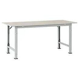 Manuflex Stationär Packtisch PACKPOOL Hellgrau 2.000 x 800 x 1.022 mm