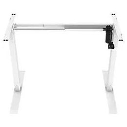 euroseats 1-Motor Sitz-Stehschreibtischgestell Rechteckig T-Fuß 1.210 (B) x 500 (T) x 1.210 (H) mm Metall
