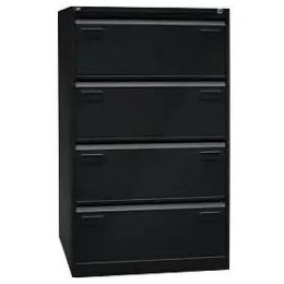 Bisley Light Hängeregistraturschrank CDF4633 Schwarz 800 x 622 x 1.321 mm