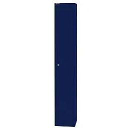 Bisley Metall Schließfach 1 Tür 1 abteile Schlüssel 305 x 305 x 1.802 mm Oxfordblau