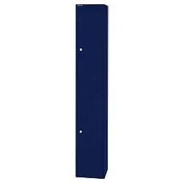 Bisley Metall Schließfach 2 Türen 1 abteile Schlüssel 305 x 305 x 1.802 mm Oxfordblau
