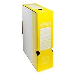 Exacompta Archivbox 261006H Gelb 35 x 10 x 25 cm Pappkarton 50 Stück